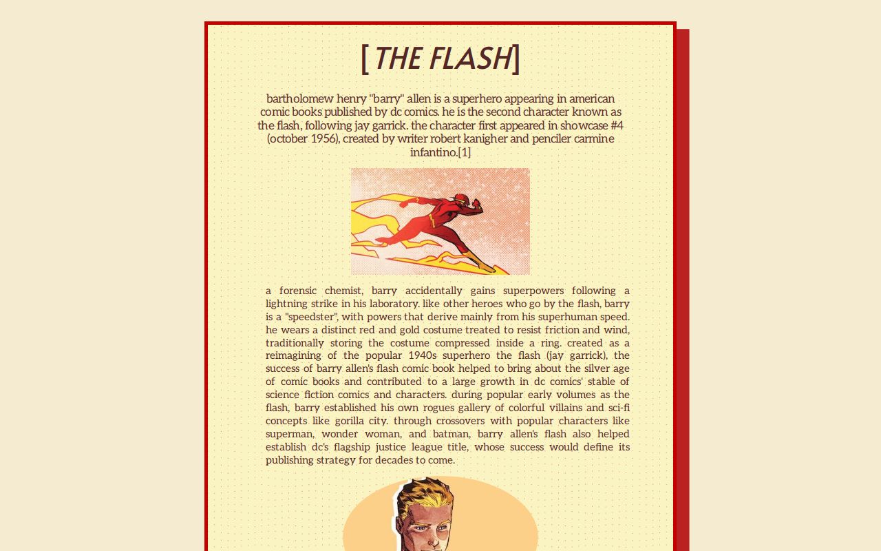 THE FLASH: BARRY ALLEN